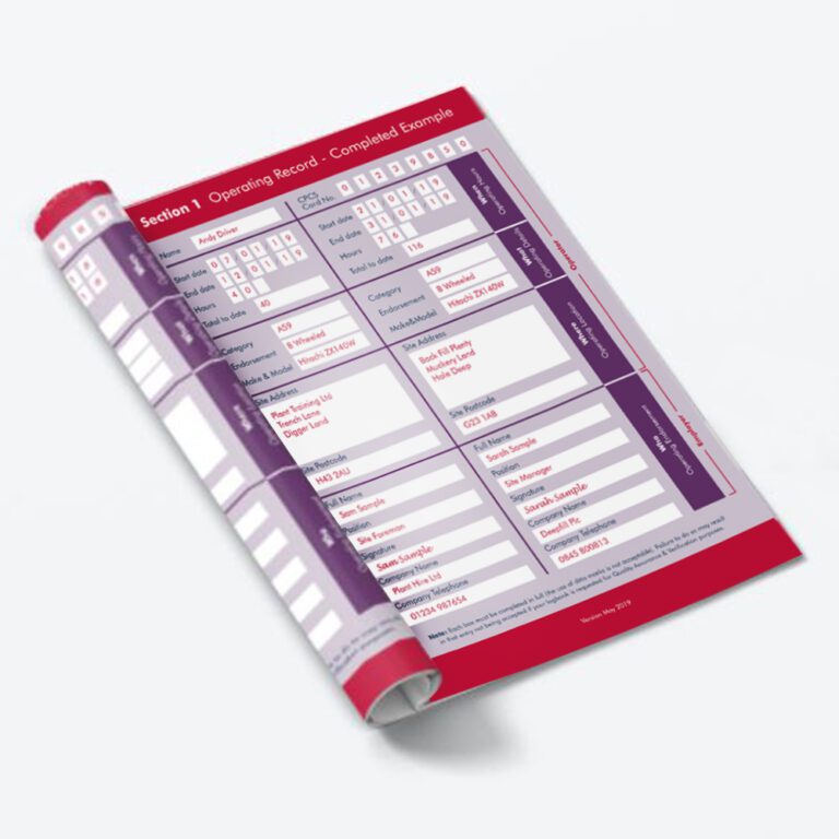 2024 CPCS Logbook to Renew Blue Card + F1/3 Application Form | CITB ...